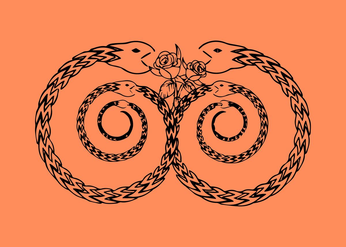 'Ouroboros' Poster by ALI OUIDIRN | Displate