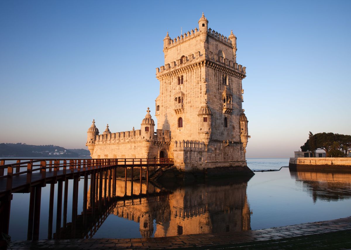 'Belem Tower in Portugal' Poster, picture, metal print, paint by ...