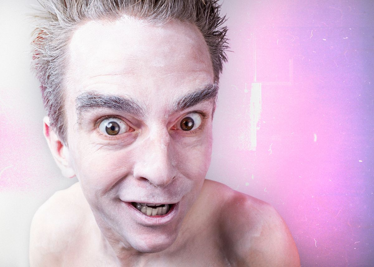 'Zany man' Poster by Stephen Bredenkamp | Displate