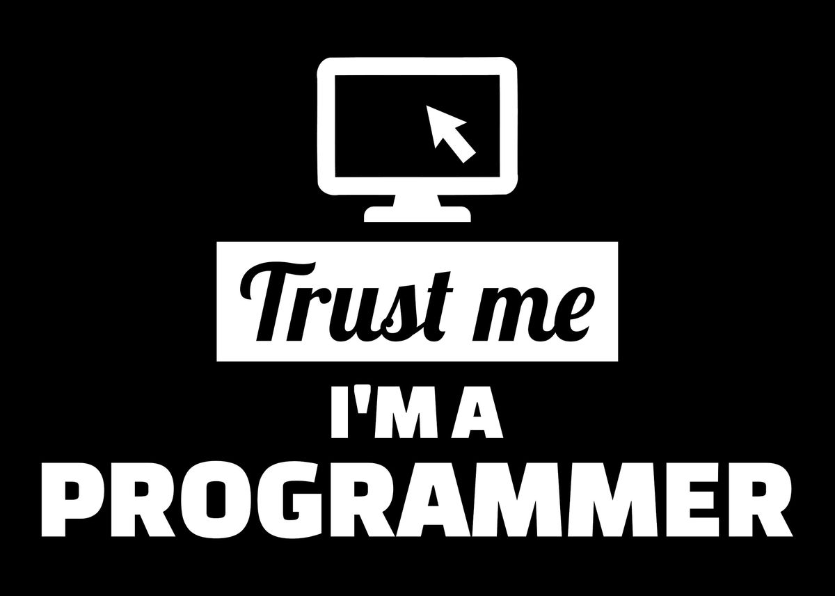 'Programmer' Poster by Designzz | Displate