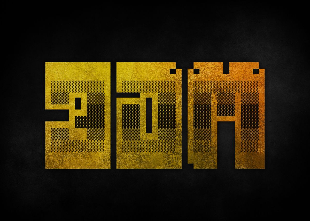 '3DM Logo Warez Scene' Poster, picture, metal print, paint by ...