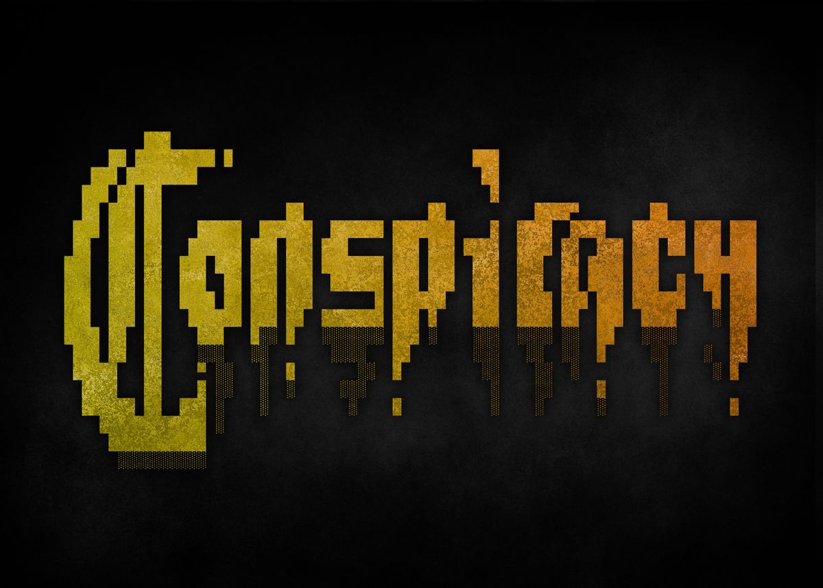 'CONSPIR4CY CPY Logo Warez' Poster, picture, metal print, paint by ...