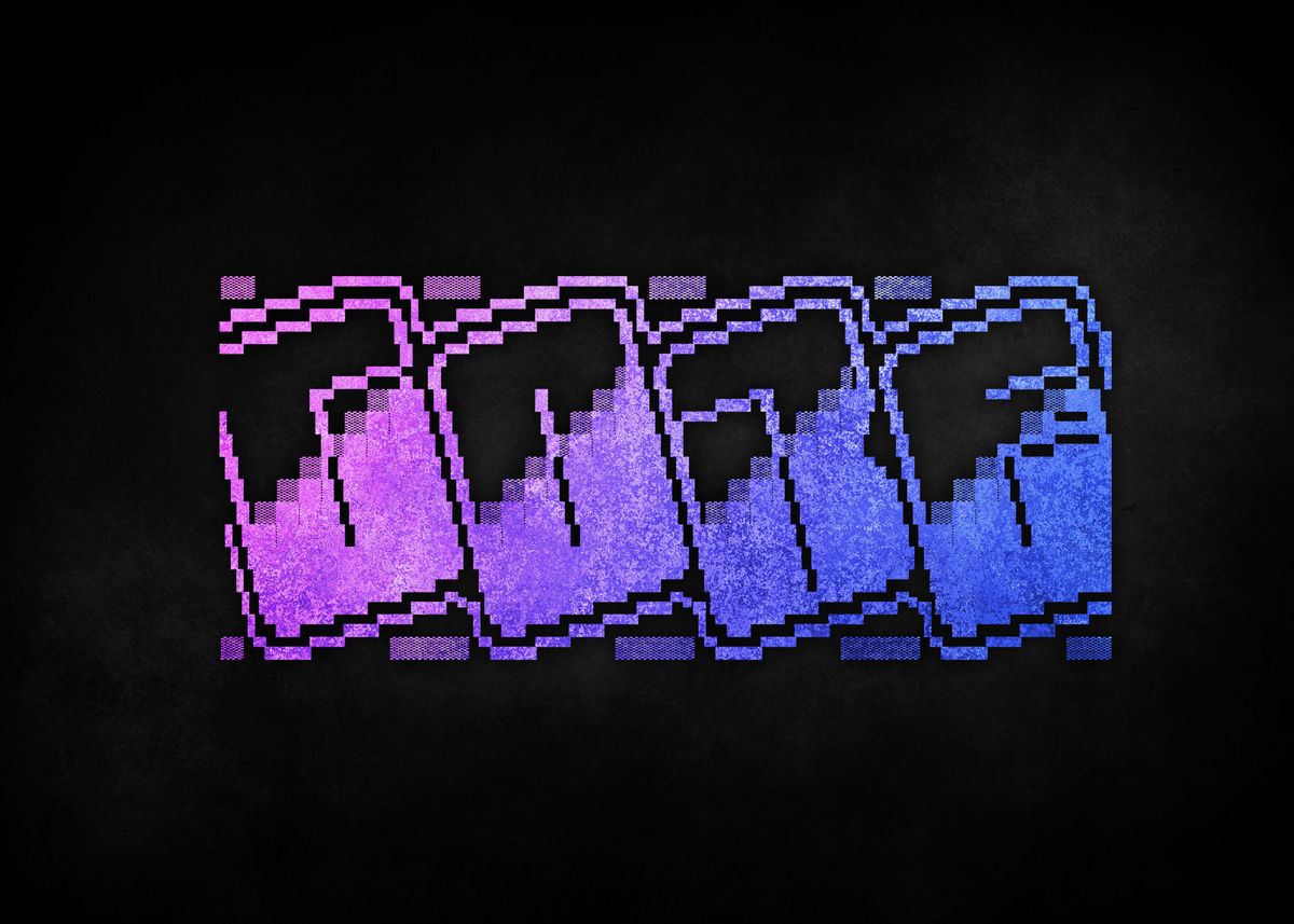 'CORE Logo 3 Warez Scene' Poster, picture, metal print, paint by ...