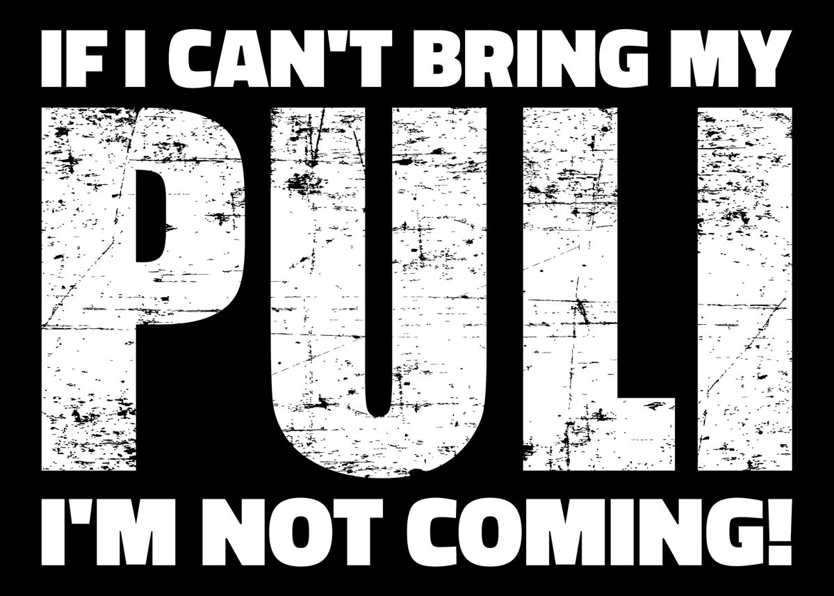 'Puli' Poster, picture, metal print, paint by Designzz | Displate