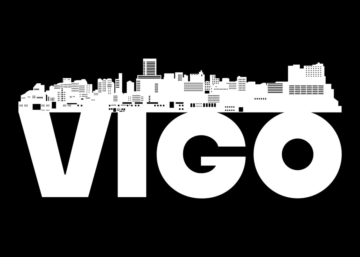 'Vigo Spain Skyline Gift Id' Poster by Lisa Marie | Displate