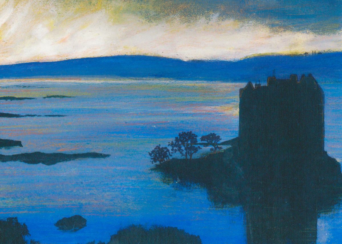 'Castle stalker' Poster, picture, metal print, paint by Heather Mowat ...