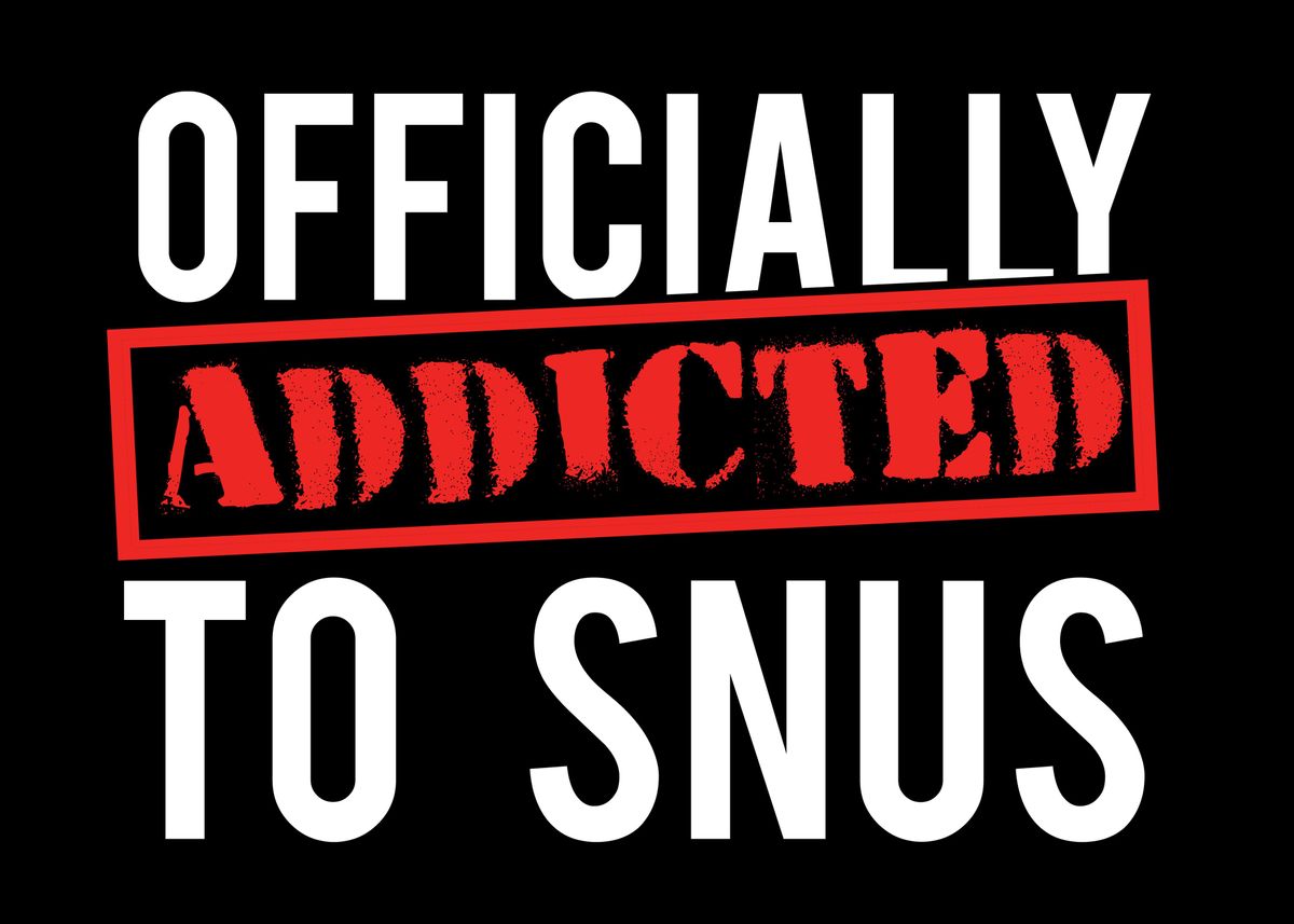 'SNUS rauchfrei Nikotin' Poster, picture, metal print, paint by ...