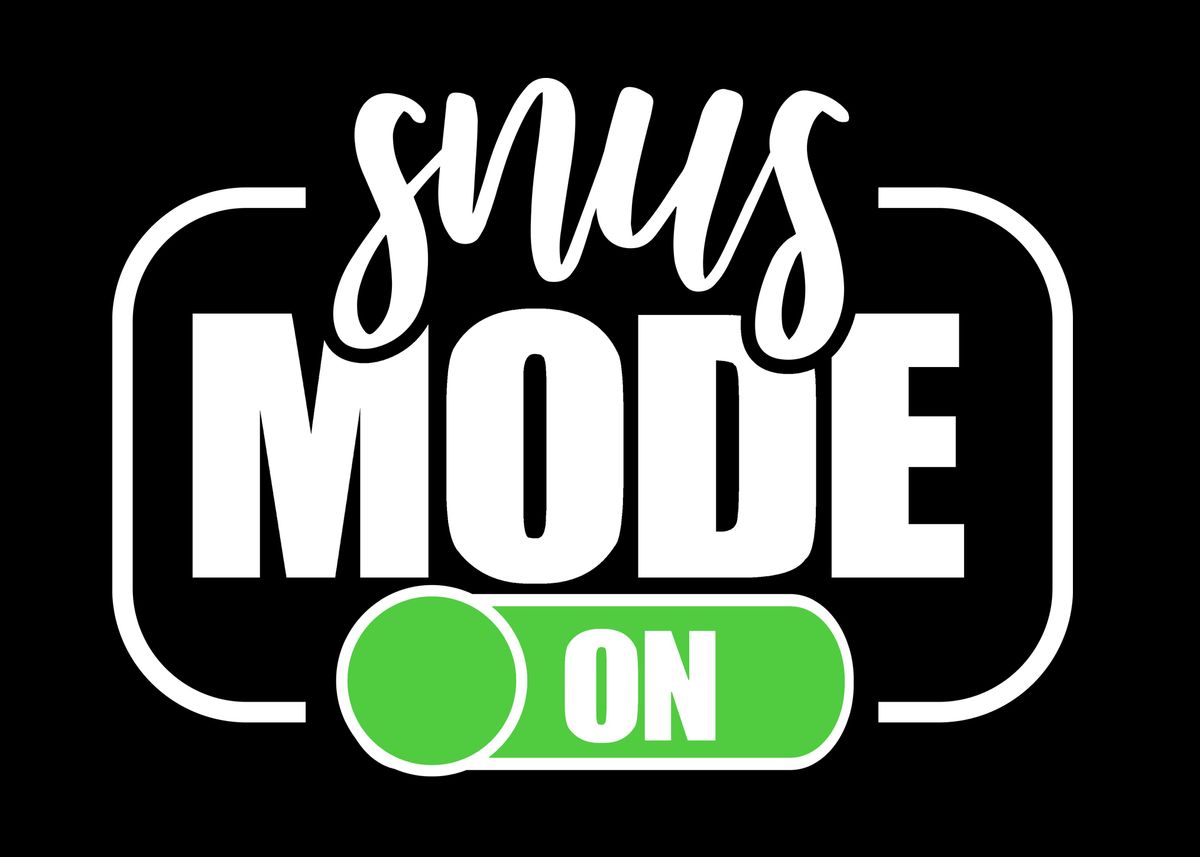 'SNUS Nichtraucher Nikotin' Poster by reckmeck | Displate