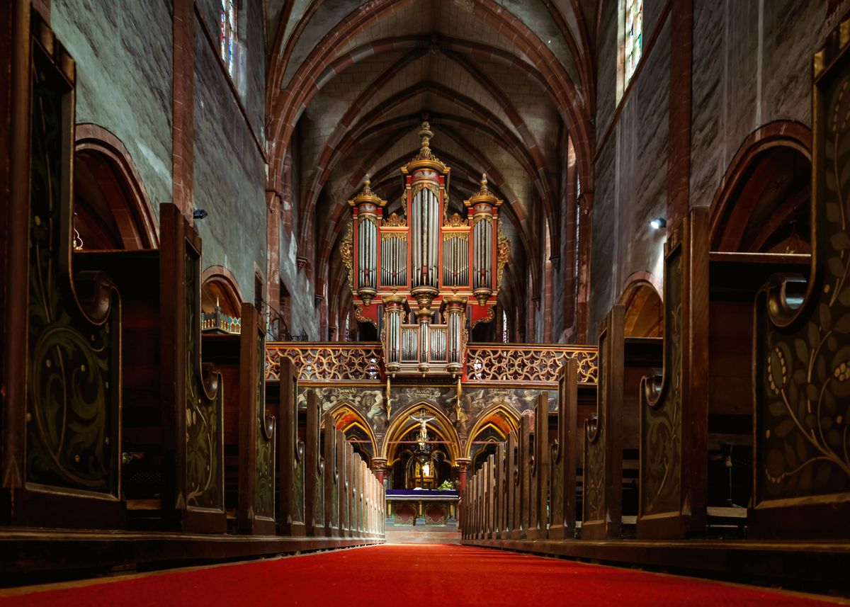 'Protestant Church' Poster, picture, metal print, paint by Alexander ...