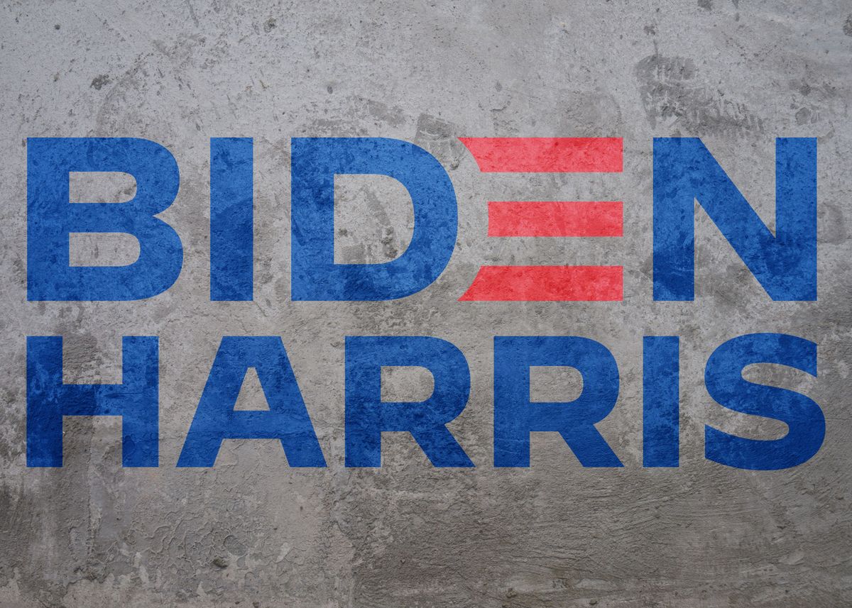 'BIDEN HARRIS GRAFFITI' Poster, picture, metal print, paint by Atomic ...