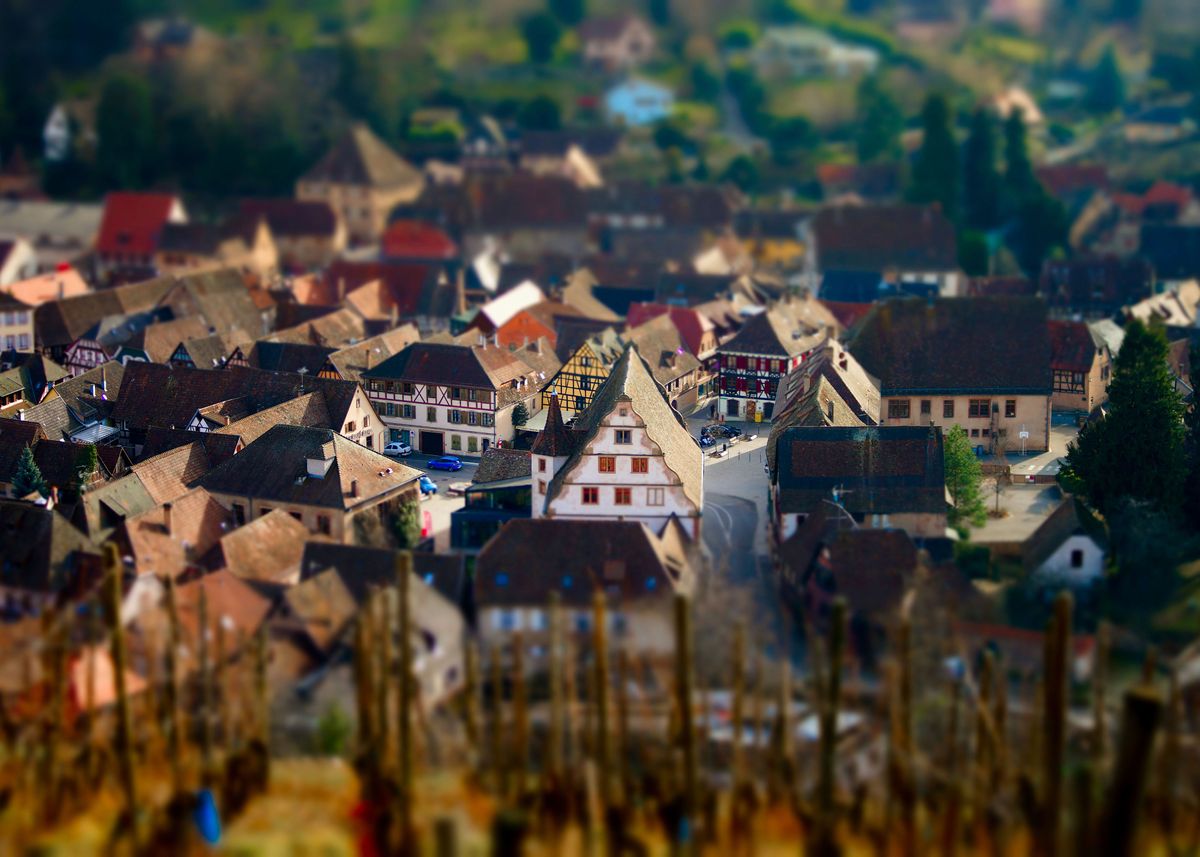 'Andlau' Poster, picture, metal print, paint by Alexander Sorokopud ...