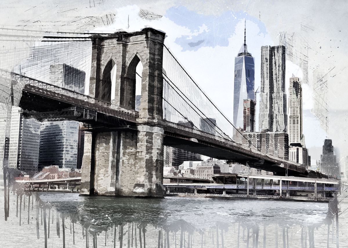 'Bridge' Poster by RelDesign | Displate