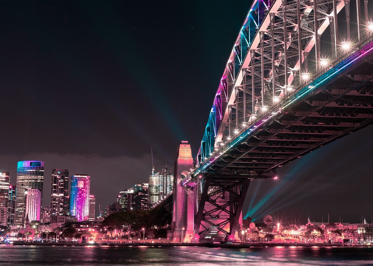 'Australia cyberpunk' Poster, picture, metal print, paint by Ismail ...