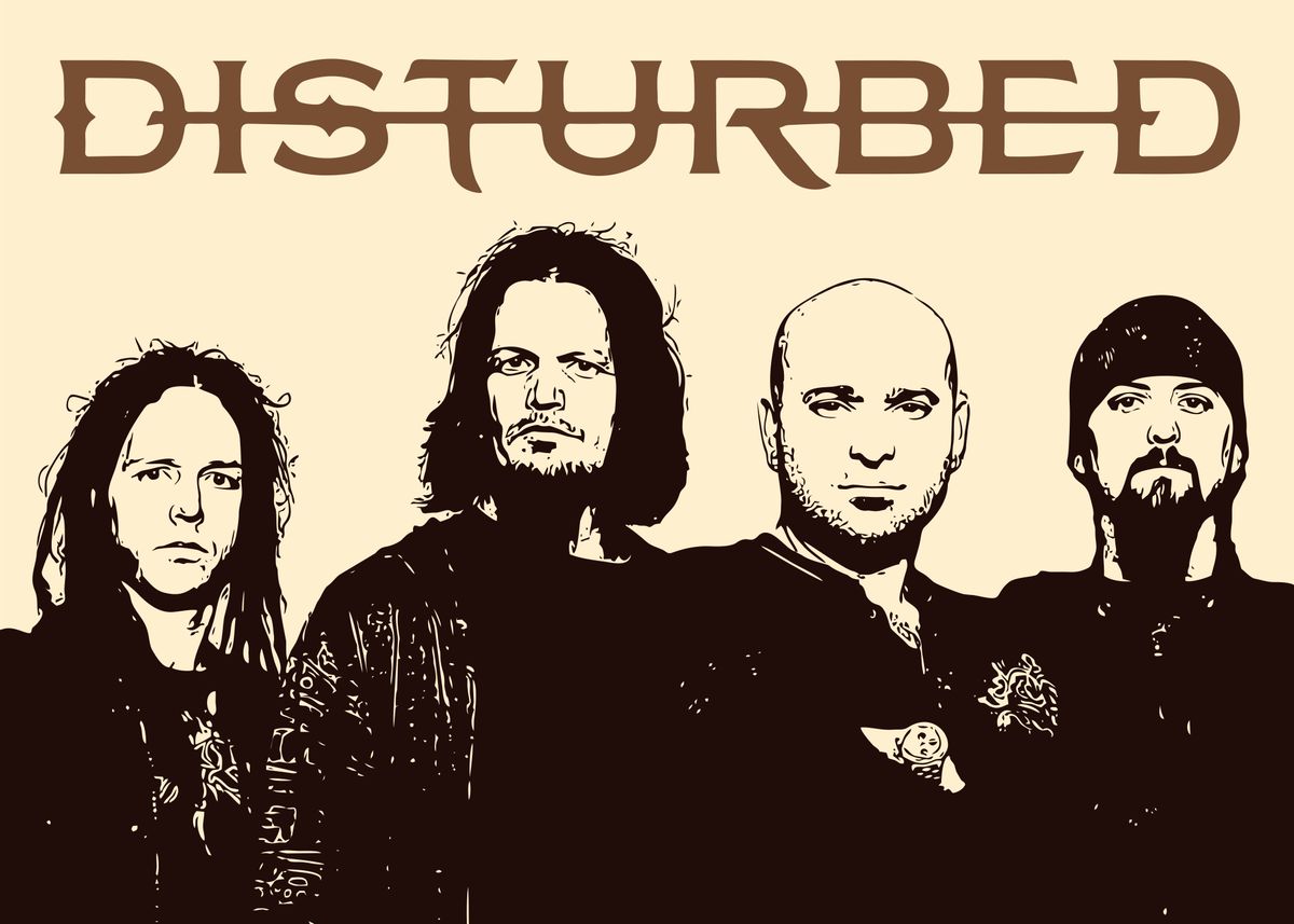 'Disturbed' Poster, picture, metal print, paint by supergaff | Displate