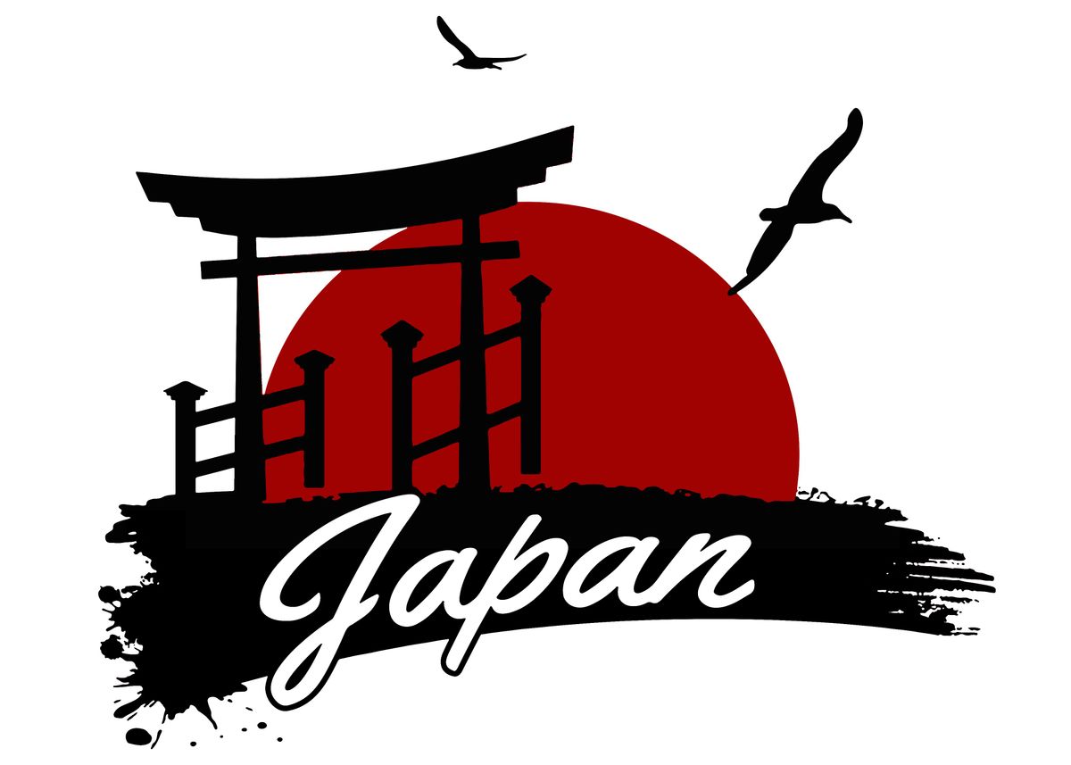 'Japan' Poster, picture, metal print, paint by Space Nature | Displate