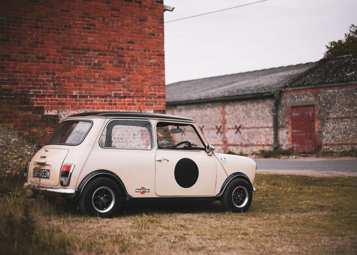 'Classic Mini' Poster, picture, metal print, paint by Dominic Neill ...