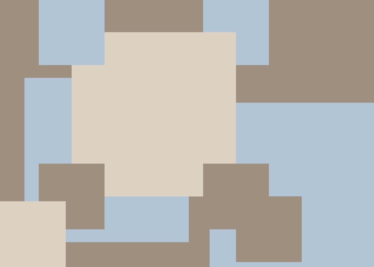 'Squares composition 2' Poster by wagnerps | Displate