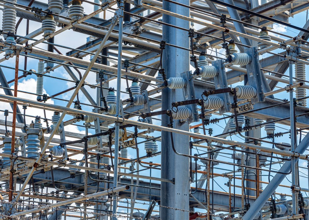 'Electric Power Substation' Poster by Sunshower Shots | Displate