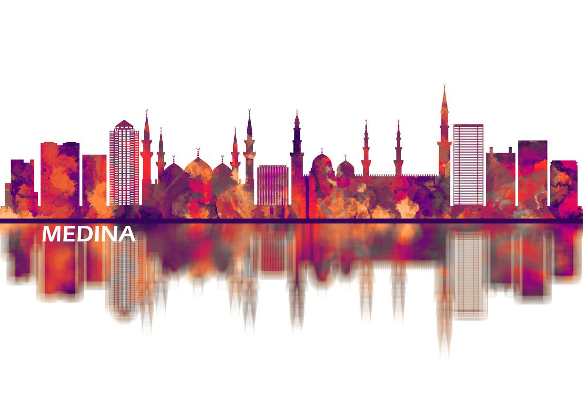 'Medina Saudi Arabia' Poster, picture, metal print, paint by Towseef ...