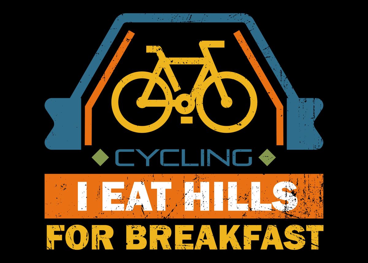 'Cycling Cyclist Velo Club' Poster, picture, metal print, paint by ...