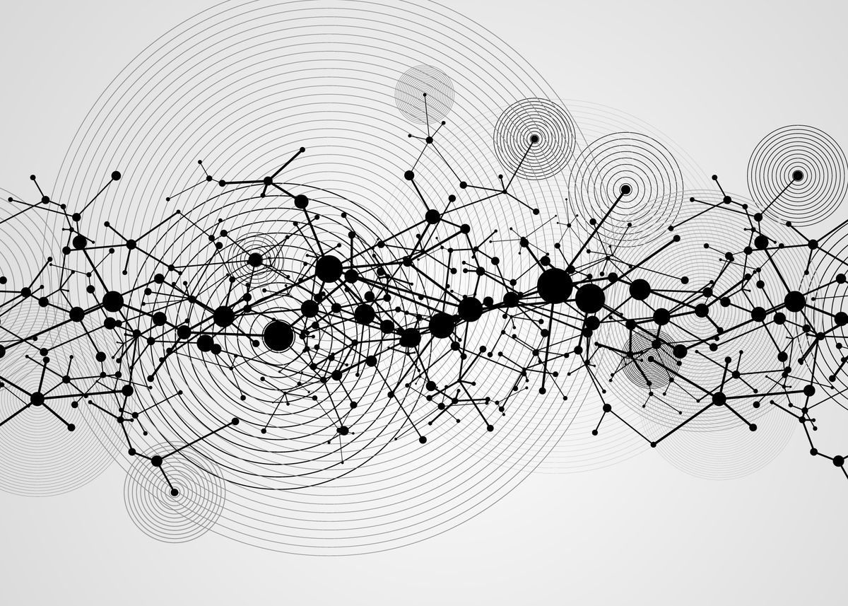 'Neural network concept' Poster, picture, metal print, paint by Vs 1489 ...