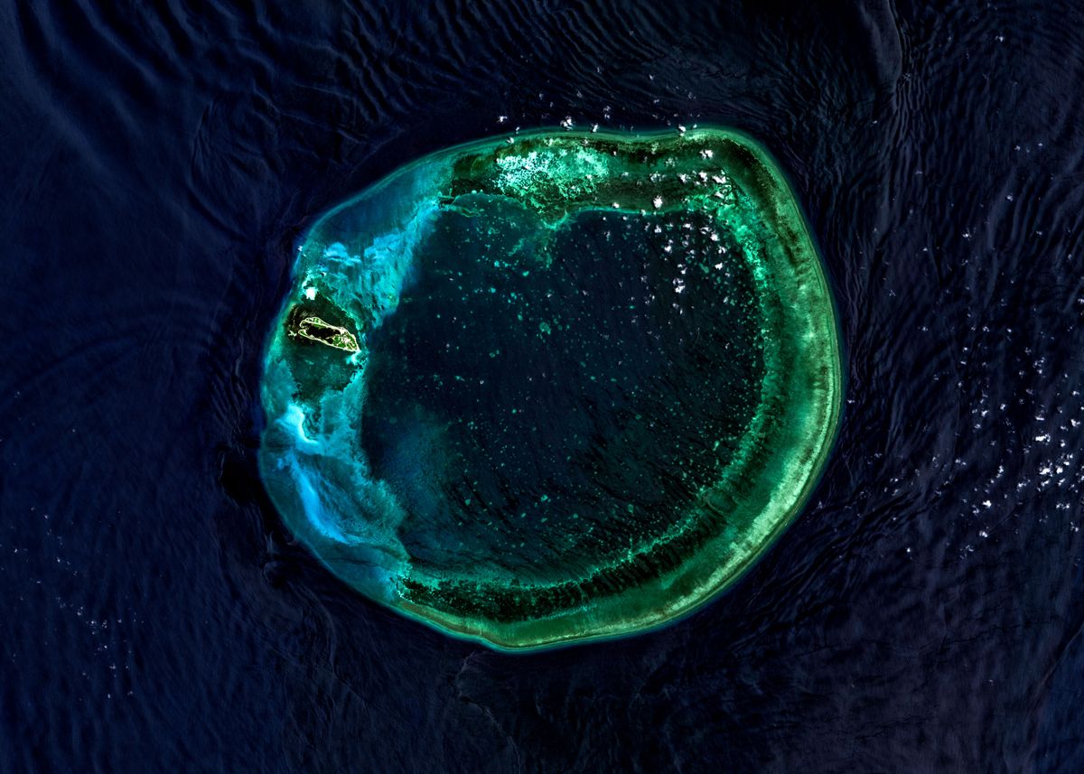 'Dongsha Atoll' Poster by intrepix | Displate