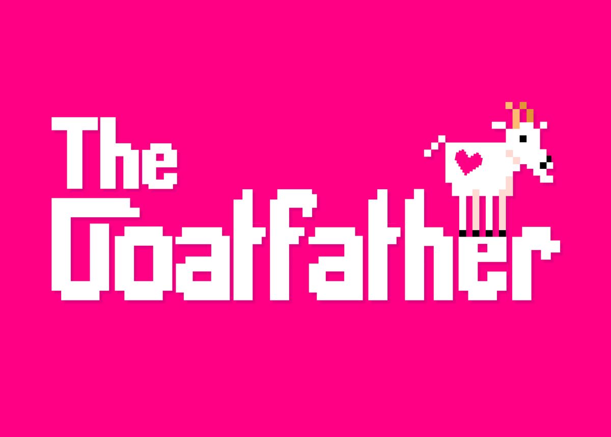 'The Goatfather' Poster, picture, metal print, paint by RAWWR | Displate