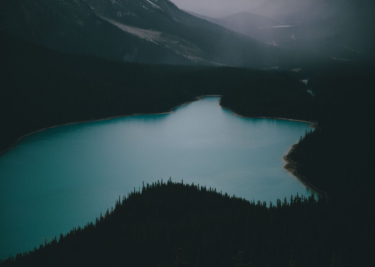 'The Pure Lake' Poster, picture, metal print, paint by Earth Nation ...