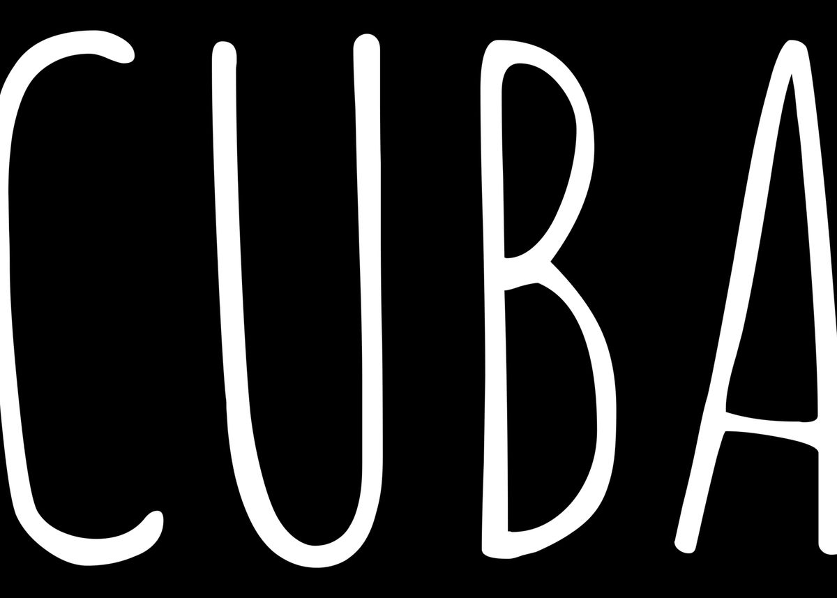 'Cuban gift' Poster by Stefanie Herrmann | Displate