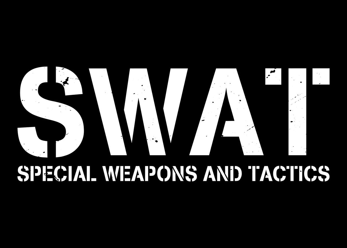 'SWAT' Poster, picture, metal print, paint by John DonJoe | Displate