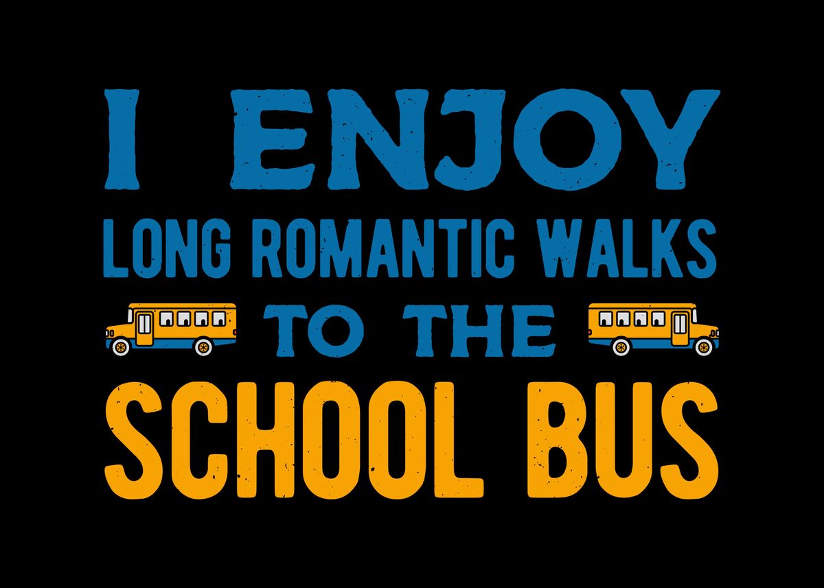 'School Bus Driver Funny' Poster, picture, metal print, paint by ...