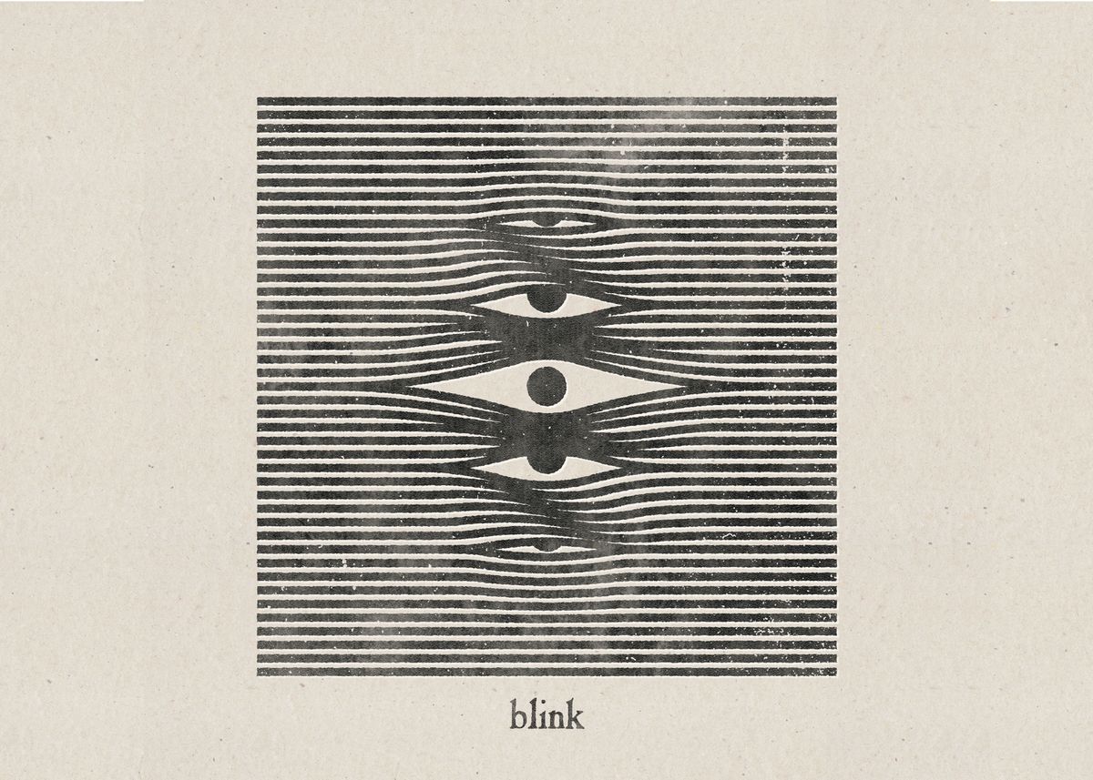 'Blink' Poster, picture, metal print, paint by Plugaru Catalin | Displate
