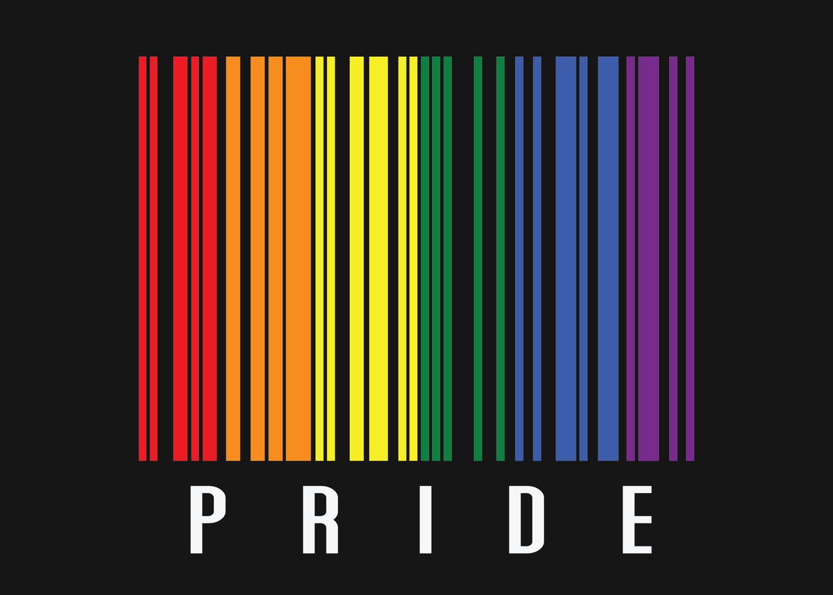 'Pride rainbow ' Poster, picture, metal print, paint by Instart | Displate