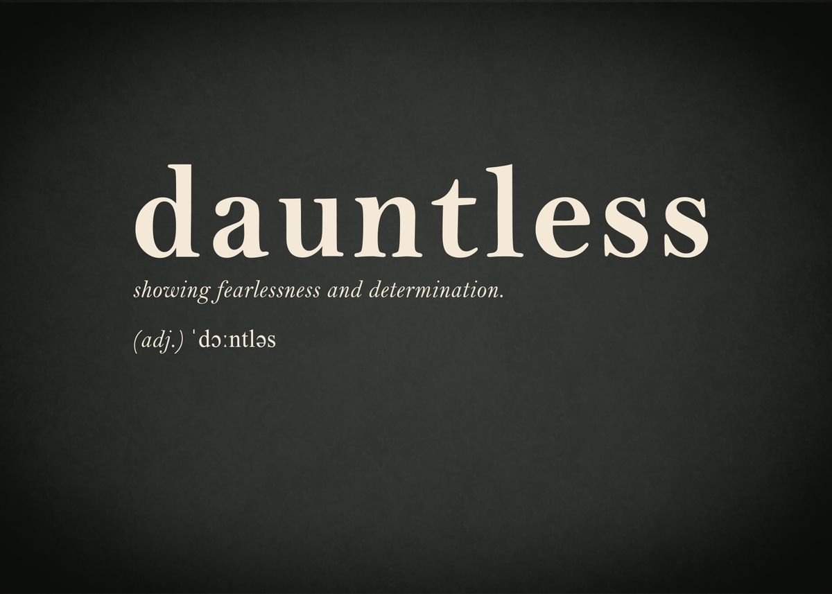 'Dauntless' Poster, picture, metal print, paint by RogueDesign | Displate