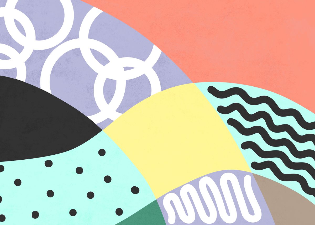 'Waves 16' Poster by amini54 | Displate