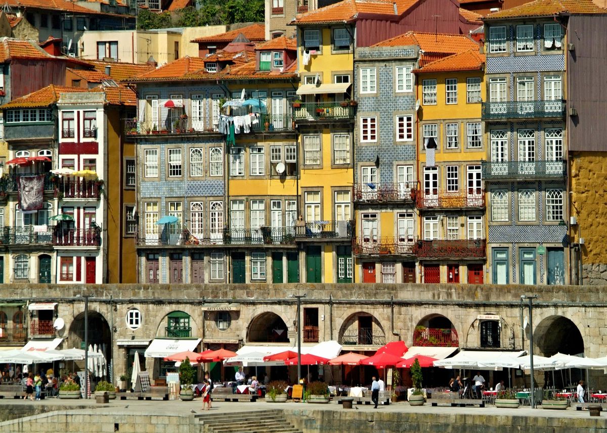 'Colorful Porto 01' Poster by insideportugal | Displate
