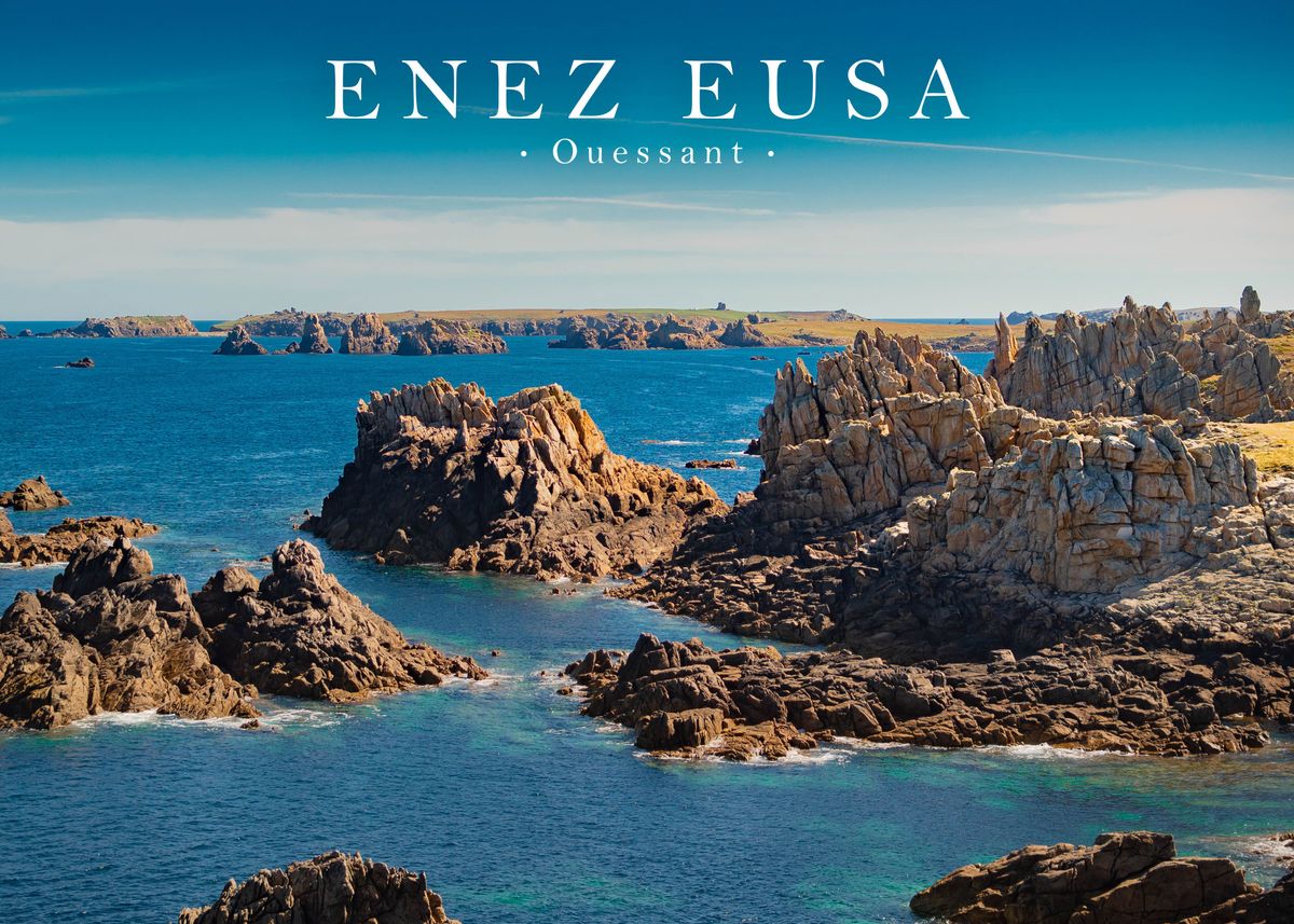'Enez Eusa' Poster, picture, metal print, paint by Méwen | Displate