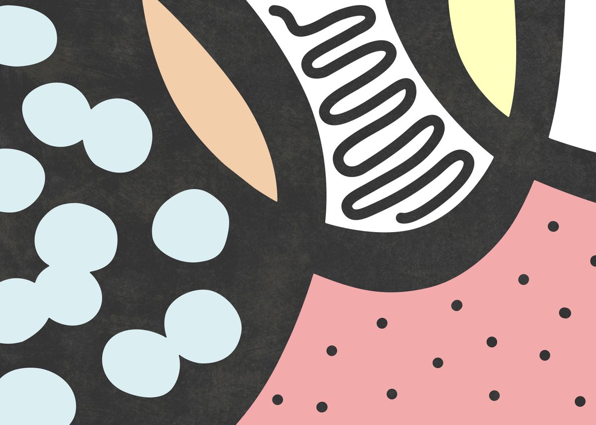 'Waves 20' Poster, picture, metal print, paint by amini54 | Displate