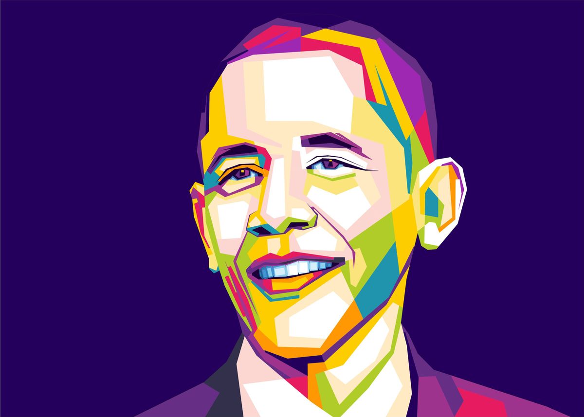 'Barack Obama' Poster by Saidi Say | Displate