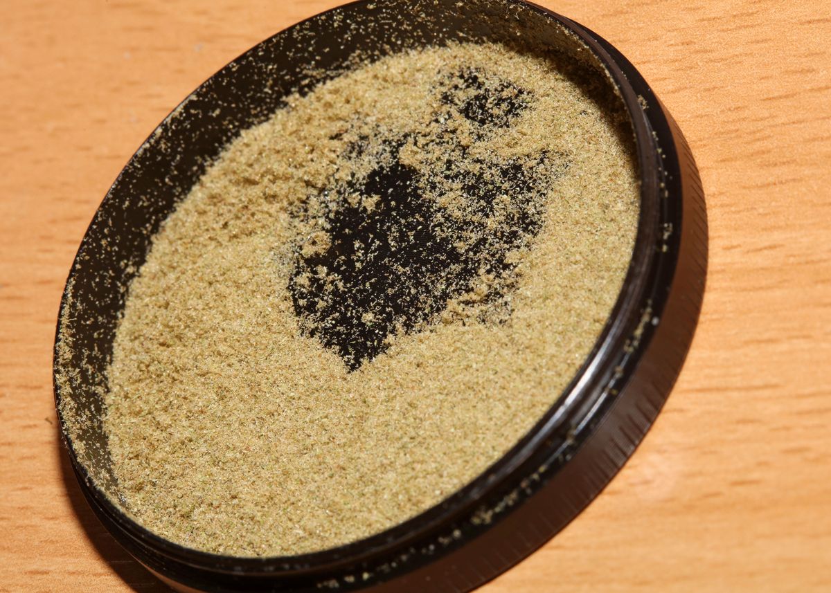 'Cannabis THC background' Poster, picture, metal print, paint by ...