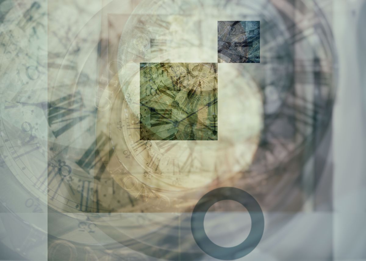 'Time is passing ' Poster, picture, metal print, paint by Ariadna ...