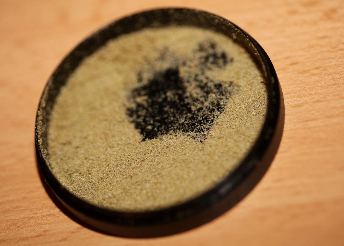 'Cannabis THC background' Poster, picture, metal print, paint by ...