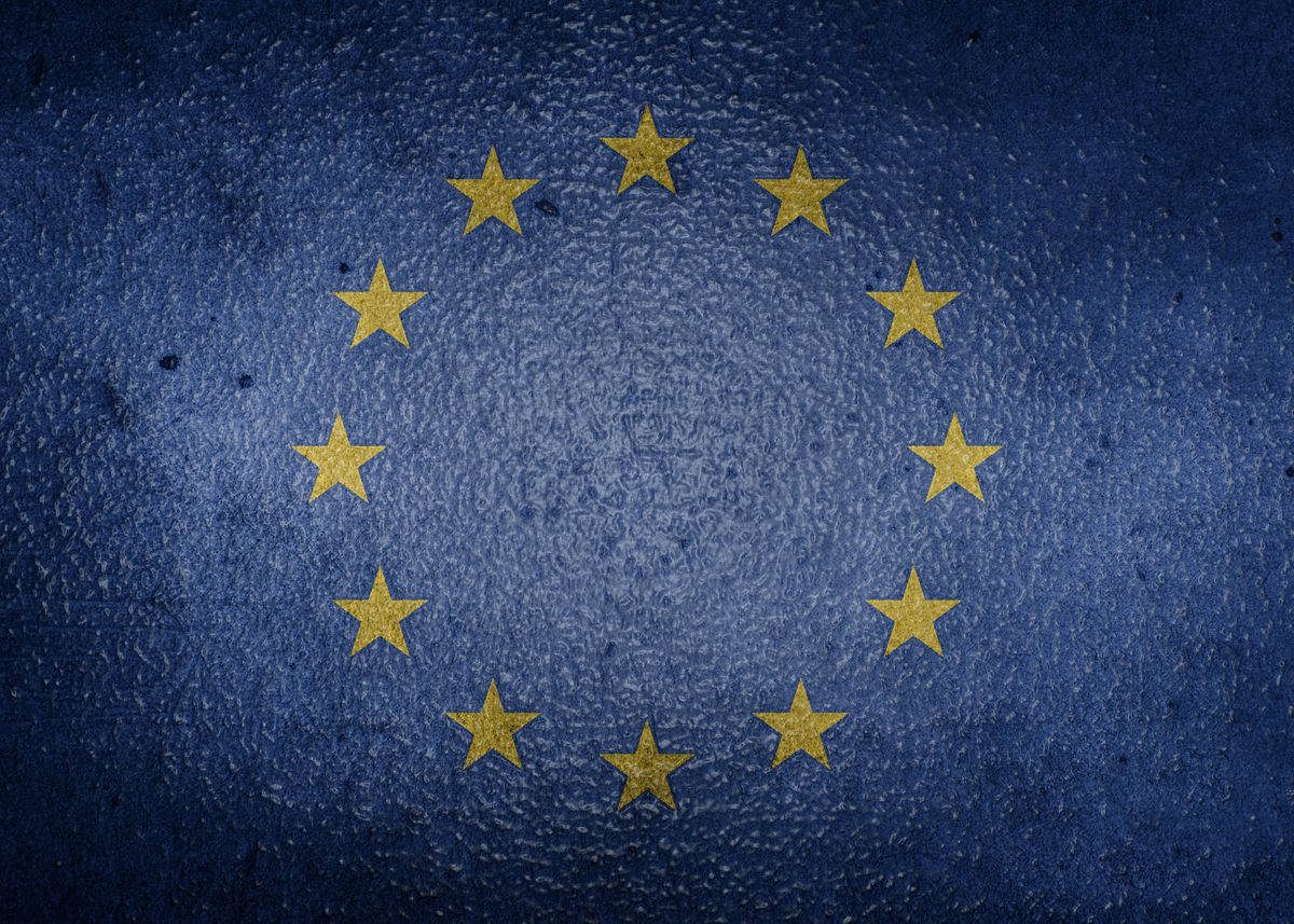 'European Union flag' Poster by Sam Kal | Displate