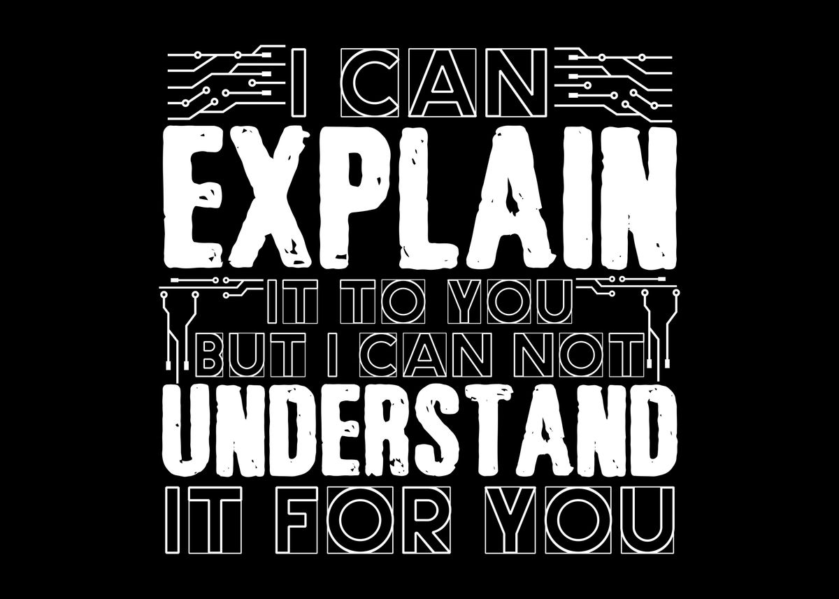 'Programmer Joke Saying' Poster by DesignatedDesigner | Displate