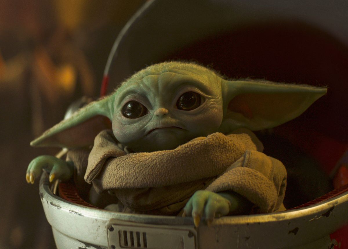 'The Child' Poster, picture, metal print, paint by Star Wars | Displate