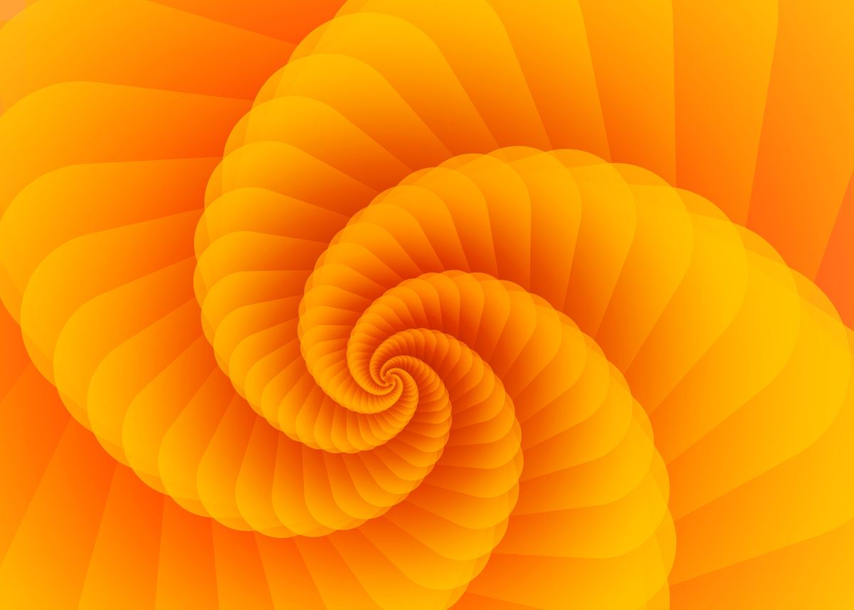 'Star Swirl' Poster, picture, metal print, paint by Sarah Scutt | Displate