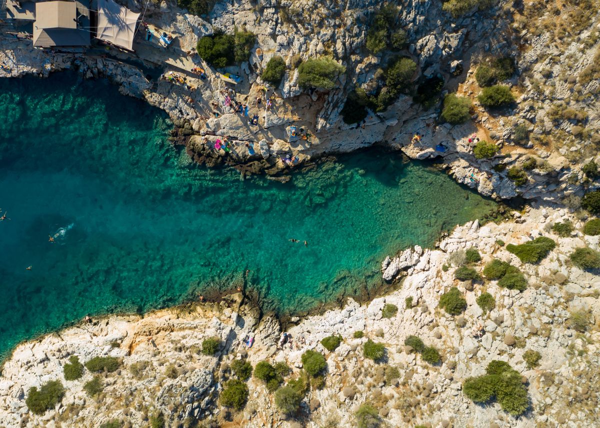'Beach in Athens' Poster, picture, metal print, paint by John Koinis ...