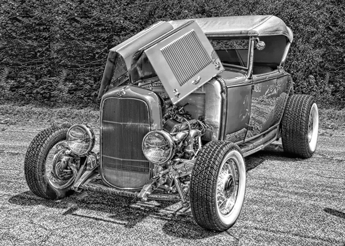 'Hot Rod Pencil ' Poster, picture, metal print, paint by Michael ...