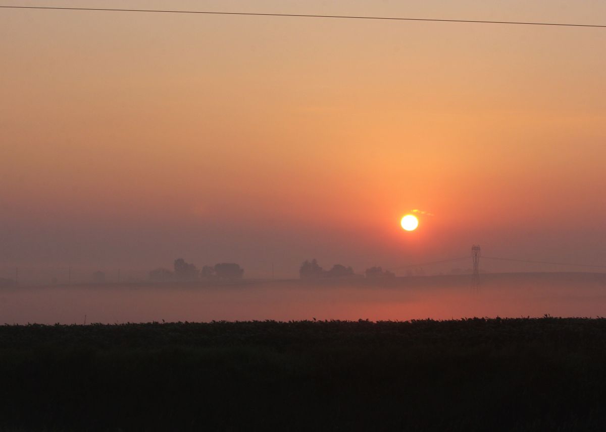 'Midwest Sunset' Poster, picture, metal print, paint by Brad Covington ...
