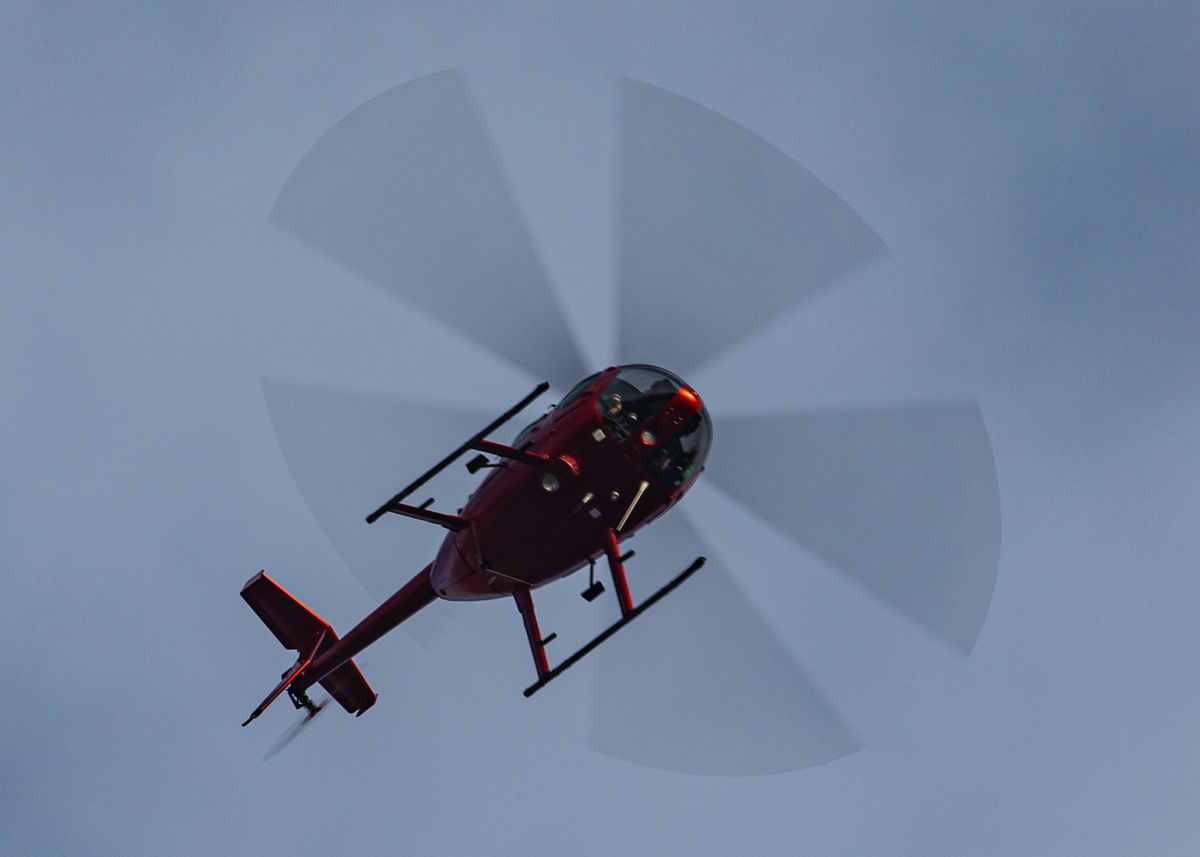'Helicopter Flight' Poster, picture, metal print, paint by Sam Brady ...